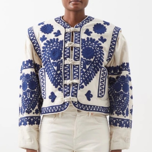 Sea New York | Jackets & Coats | Sea Nwt Holly Quilted Blue And Cream ...